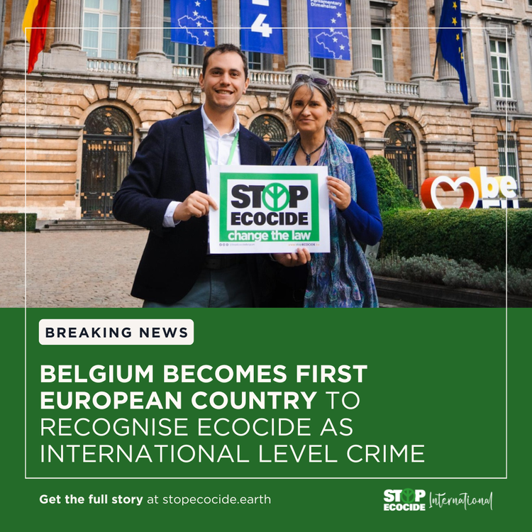 Belgium becomes first European country to recognise ecocide as ...