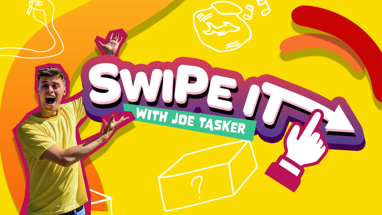 Joe Tasker Hosts Brand New Kids TV Show 'Swipe It' — SHARPER