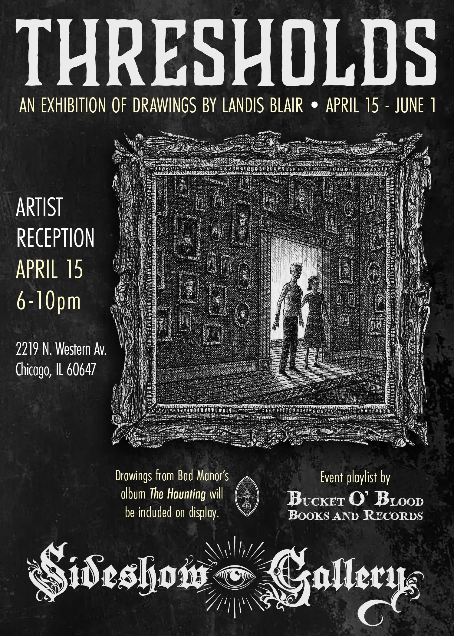 Thresholds: An Exhibition of Drawings by Landis Blair — Sideshow Gallery