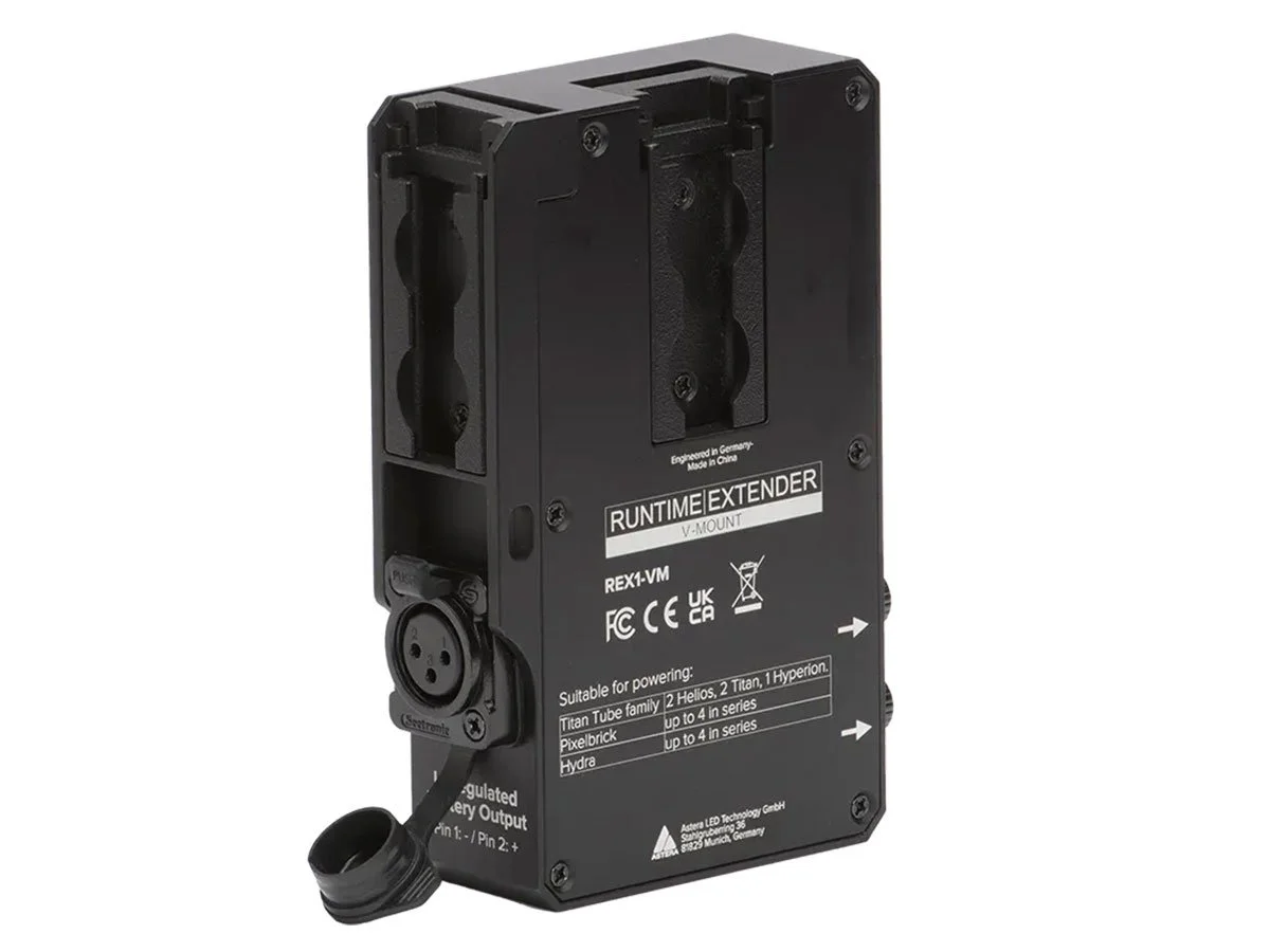 ASTERA RuntimeExtender - V-Mount (Kit Of 4) — Lightset
