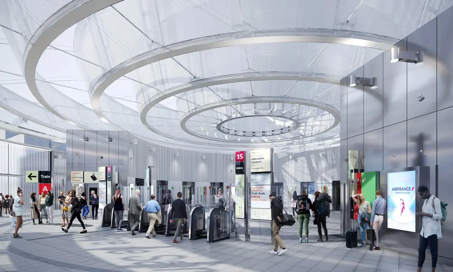 Une façade en verre Linit U-Glass Feuilleté pour la Gare de Saint-Maur ...