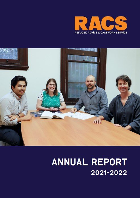 Annual Reports — RACS | Refugee Advice & Casework Service