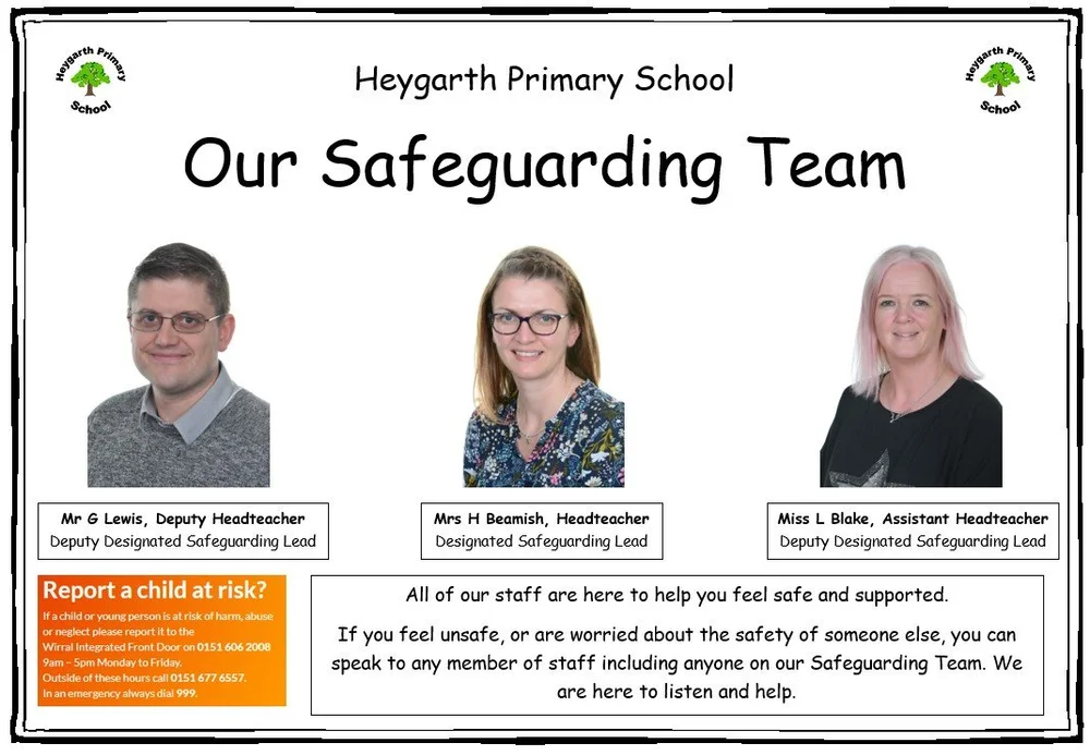 Safeguarding — Heygarth Primary School
