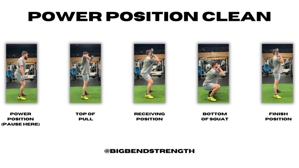 How To Clean Part 1: Power Position Clean — Big Bend Strength