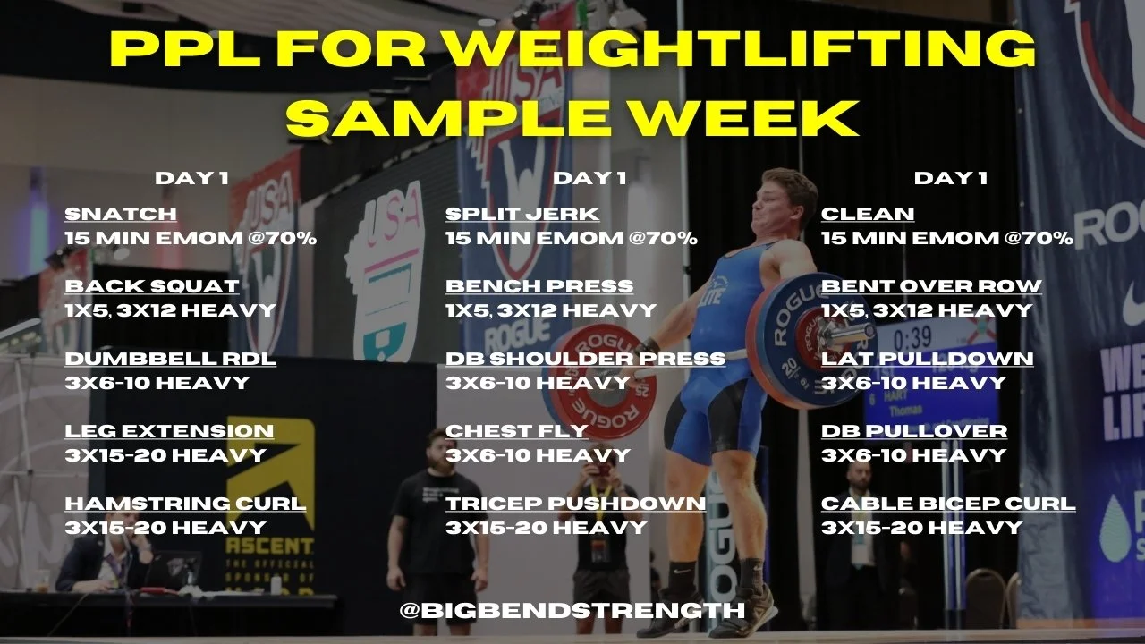 Push/Pull/Legs For Olympic Weightlifting and Bodybuilding | OlyBuilding ...