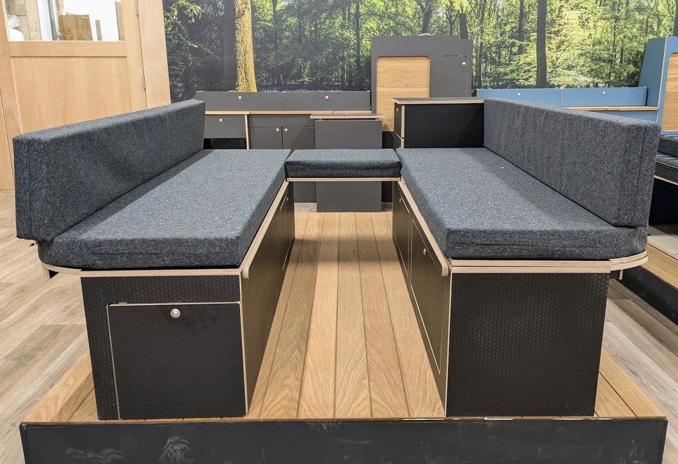 Laminated - 1800 Side Pods - Medium Vans — Van Furniture