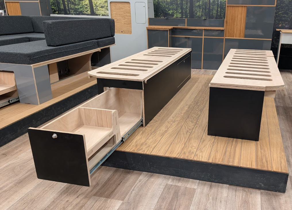 1800 Side Pods - Medium Vans - Buffalo Board - BUNDLE — Van Furniture