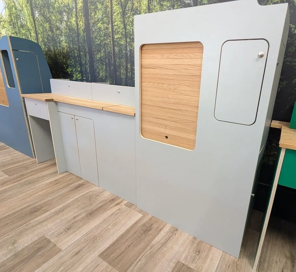 IN STOCK - LWB Light Grey Laminated Ply Wardrobe Kitchen - Universal ...