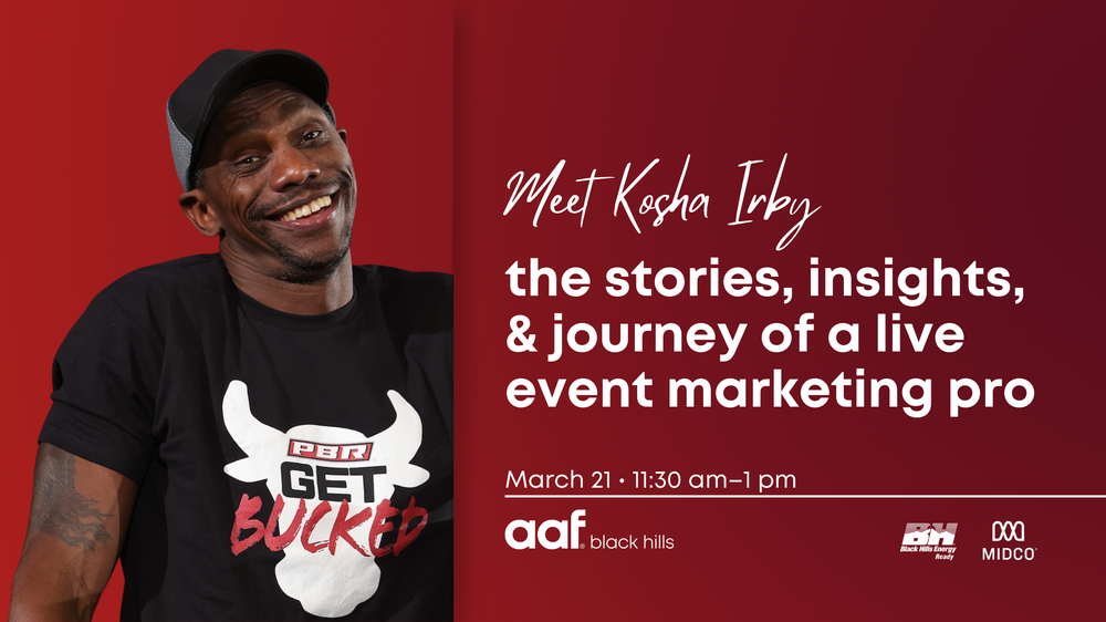 March Program: Meet Kosha Irby — AAF Black Hills