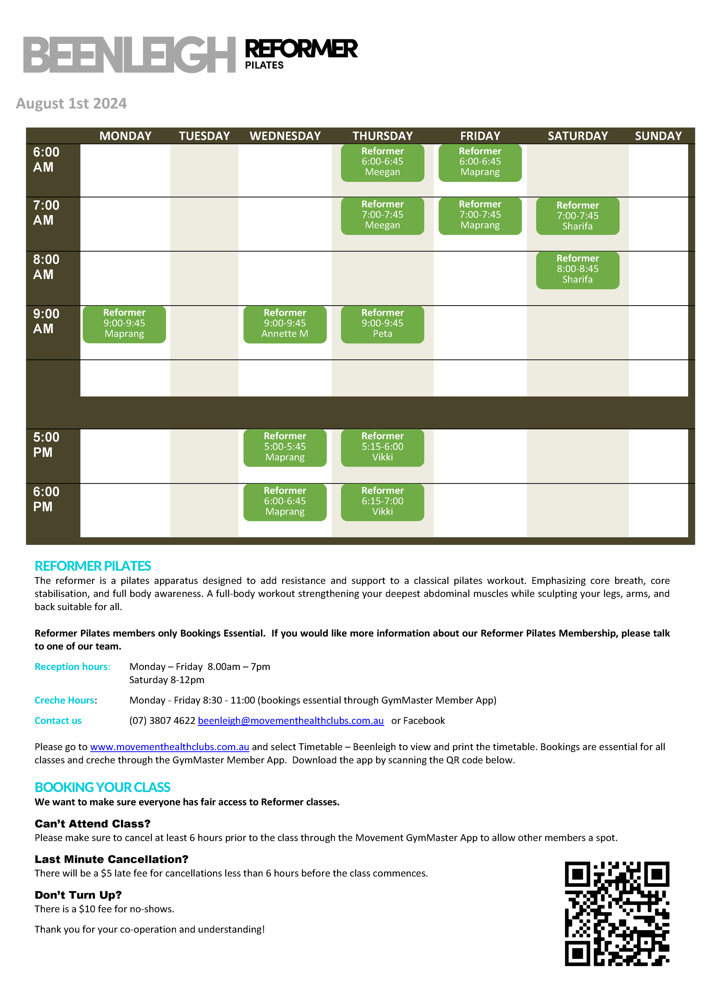 Beenleigh Group Fitness — Movement Health Clubs