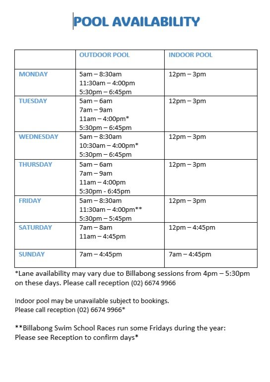 Pools — Movement Health Clubs