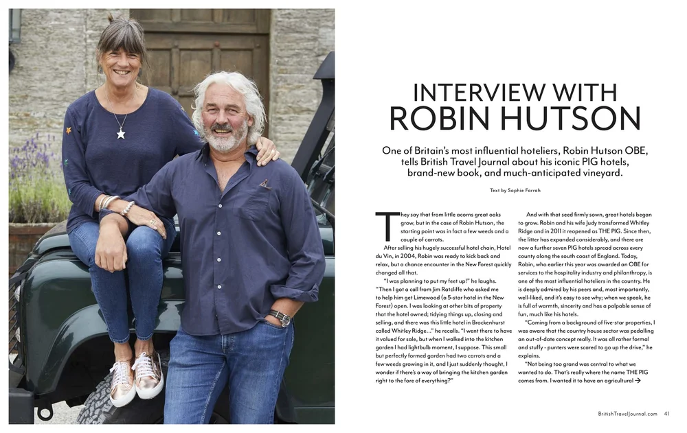 Robin Hutson OBE — Sophie Farrah