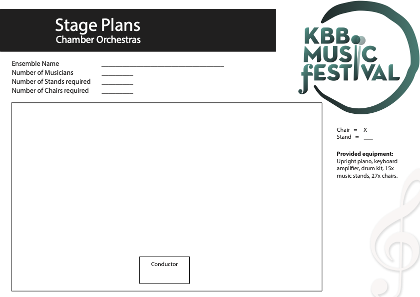 Stage Plans — KBB MUSIC FESTIVAL