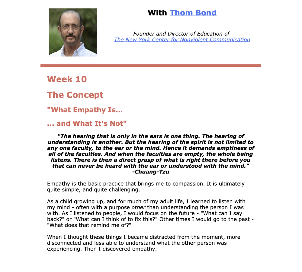 The Compassion Course Online