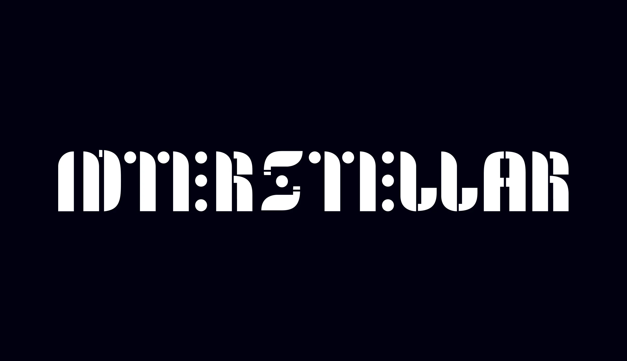 Interstellar Typeface — Jess Libby