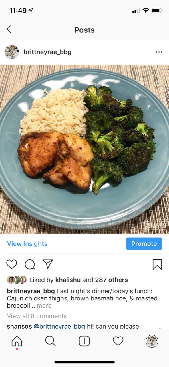 FAQ: "What was your diet like at the beginning of BBG" — BRITTNEY RAE