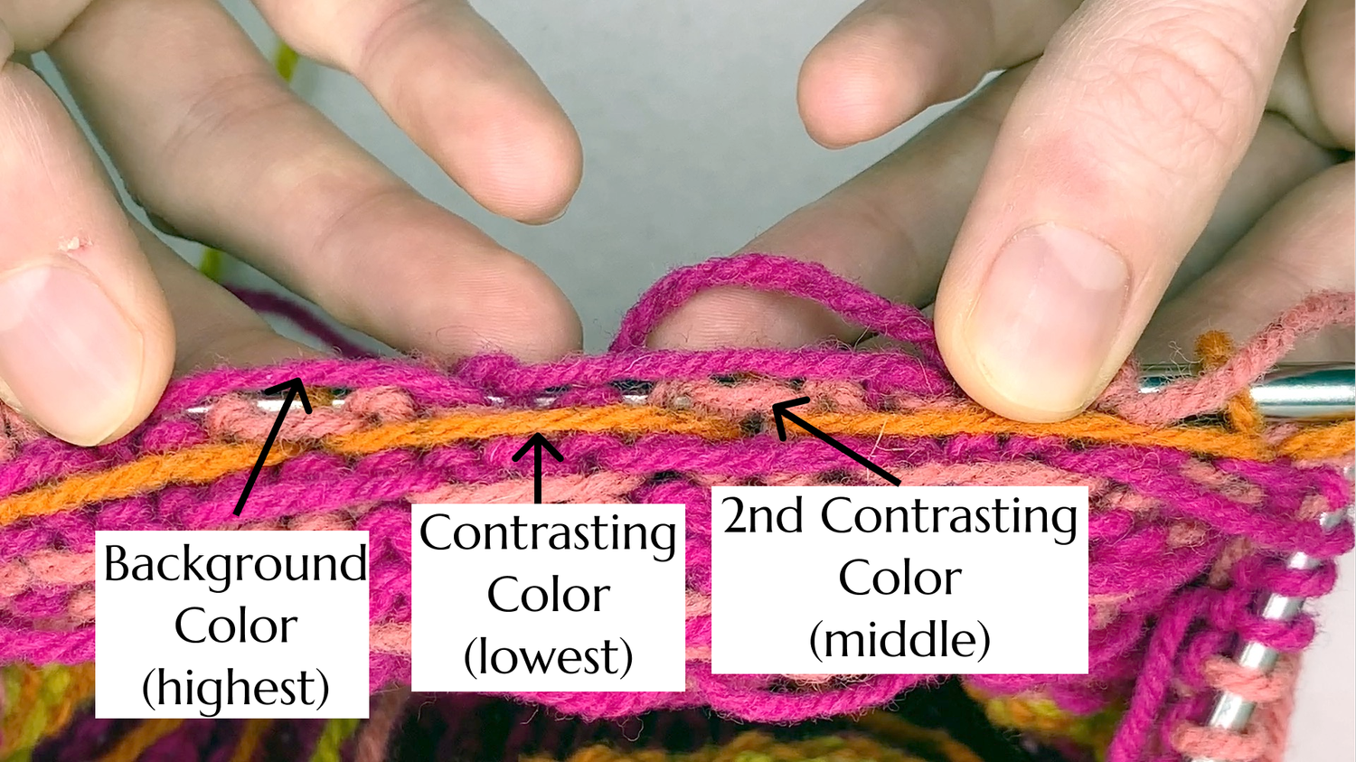 Stranding with 3 Colors — Knitrino