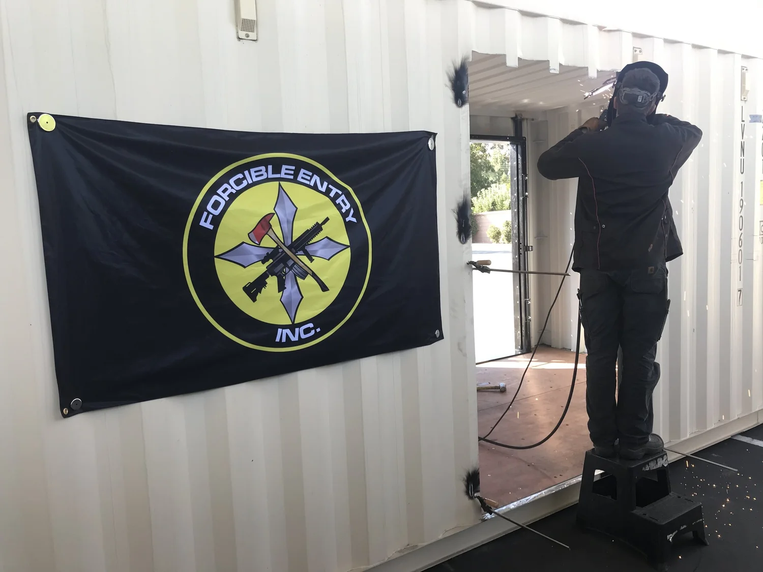 Shipping Container Fire Structures & Training Centers — Forcible Entry ...
