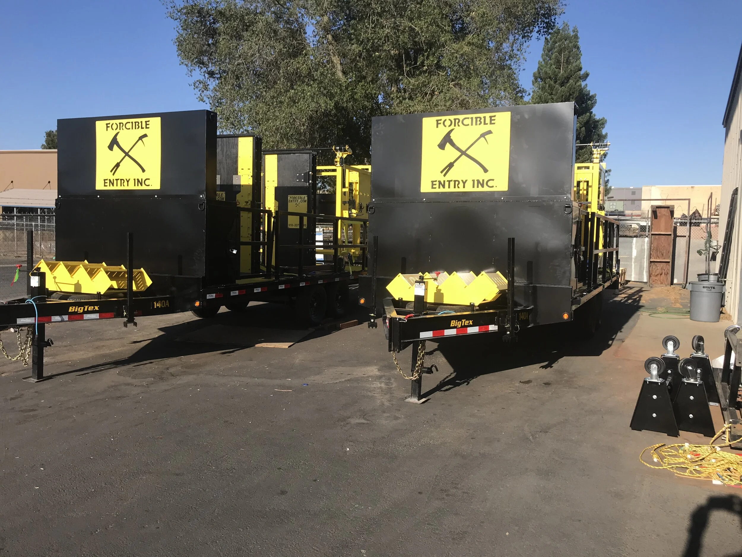 Forcible Entry - Custom Mobile Trailer - Multiple Props — Forcible Entry, Inc.