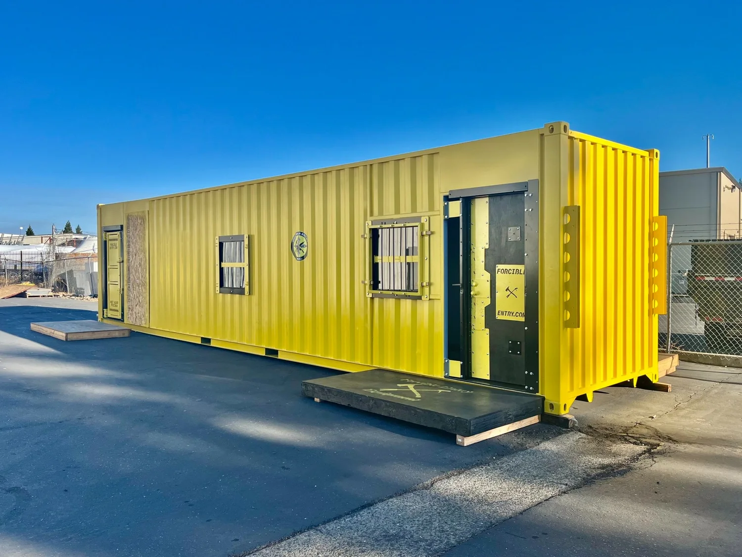 Shipping Container Training Structures — Forcible Entry, Inc.