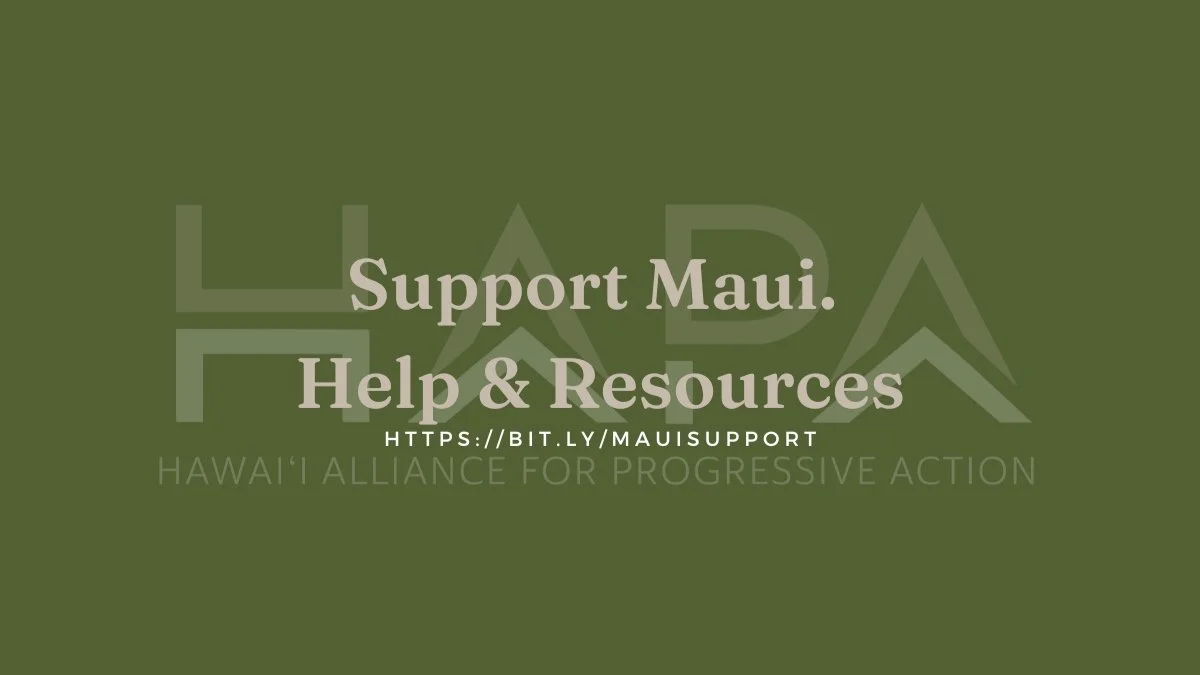 HAPA - Support Maui - Help & Resources — HAPA: Hawai'i Alliance for ...