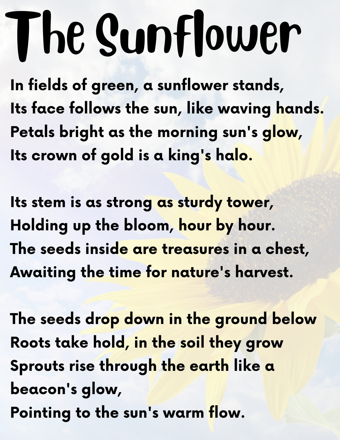 Simile Poems Examples