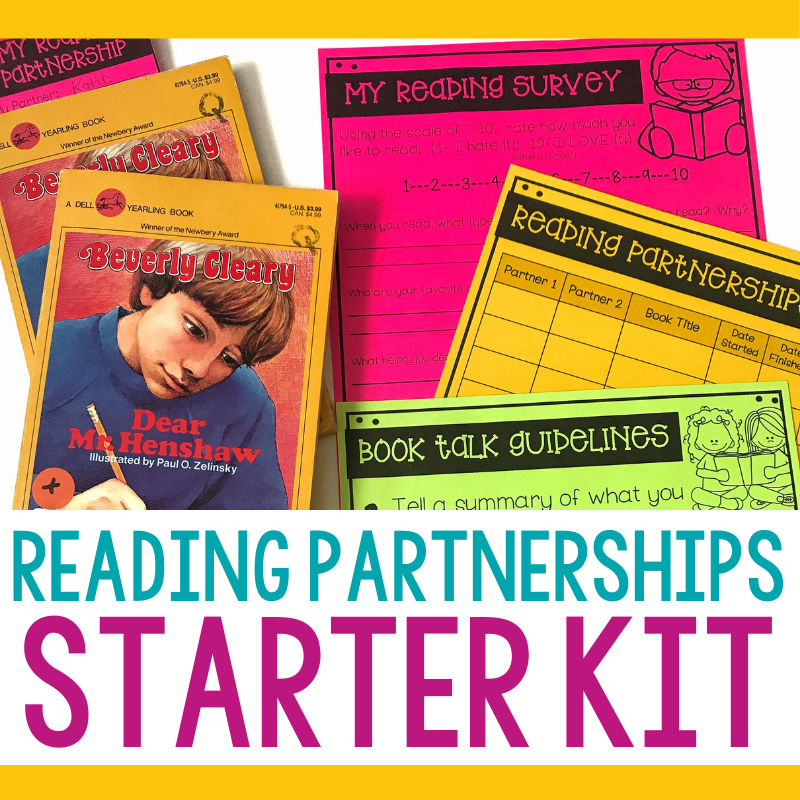 How To: Get Started With Reading Partnerships in the Upper Elementary ...