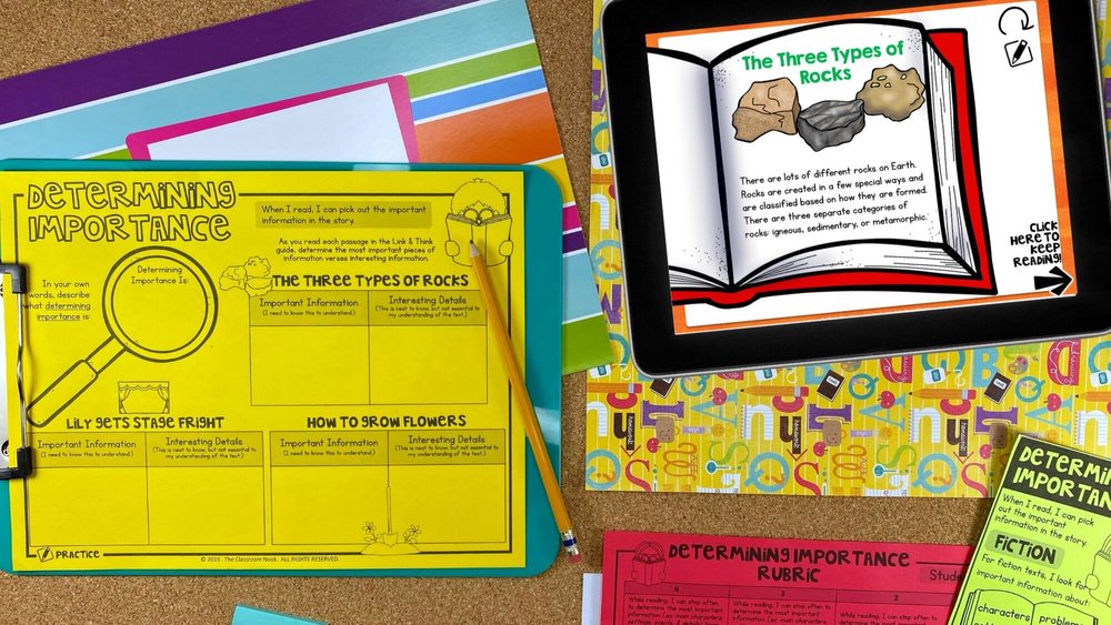 Reading Comprehension Strategy Series: How To Teach Determining ...