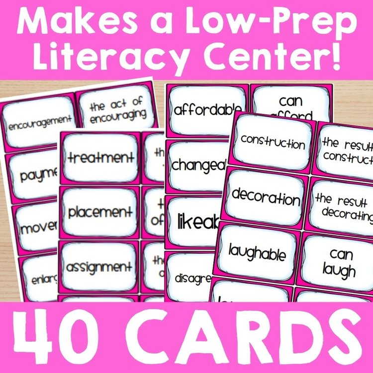 LITERACY CENTER GAMES: Synonym and Antonym Puzzles - Vocabulary ...