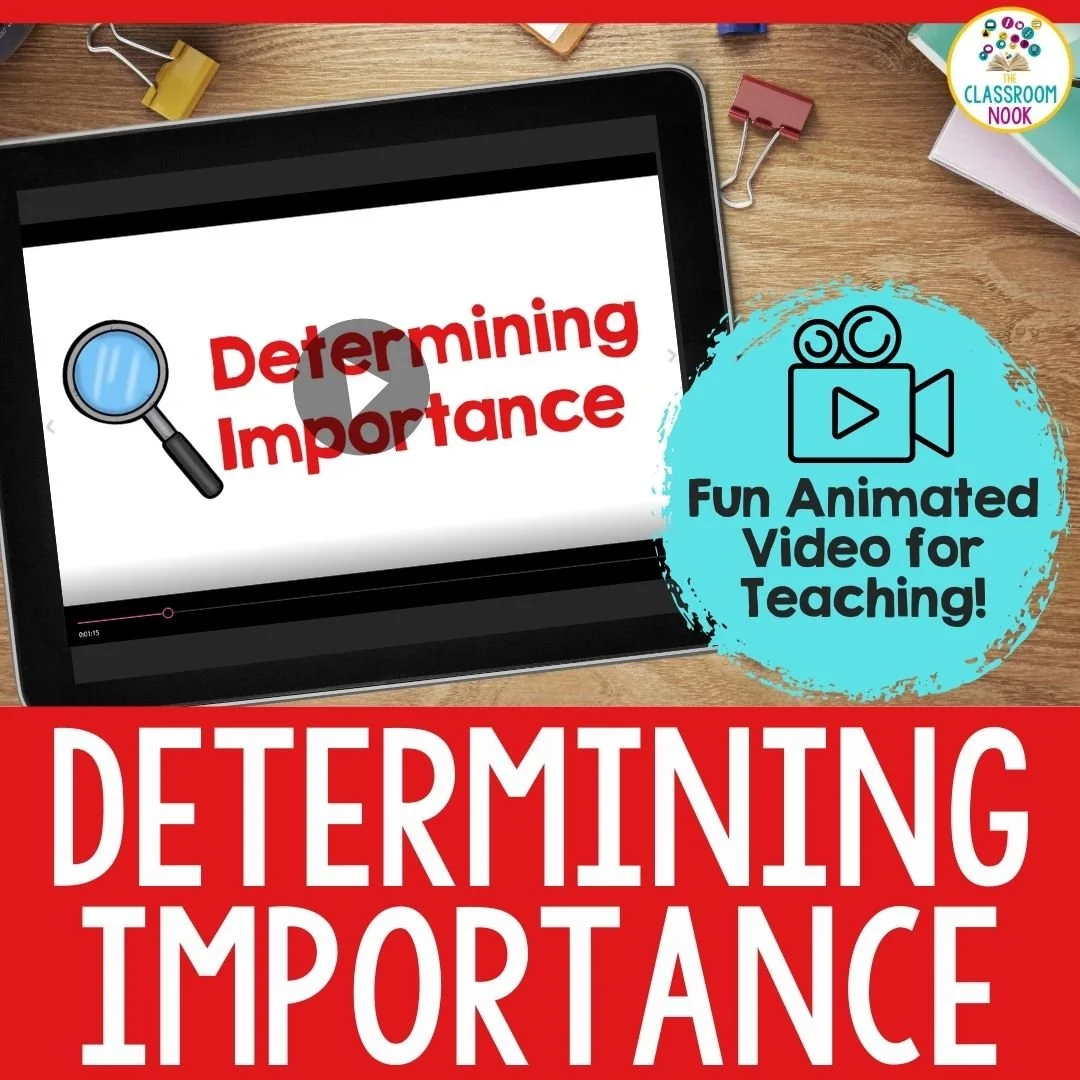 VIDEO: Main Idea & Supporting Details (Reading Skill Instruction) — THE ...