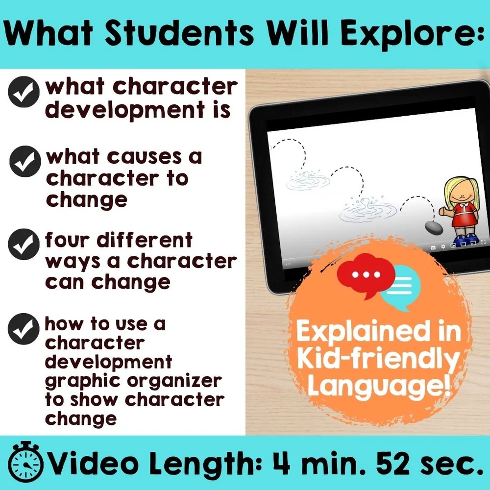 VIDEO: Character Analysis in Fiction (Reading Skill Instruction) — THE ...