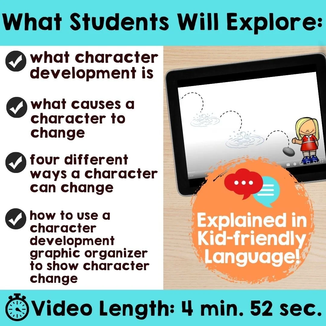 VIDEO: Character Analysis in Fiction (Reading Skill Instruction) — THE ...