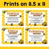 Bee Theme: Reading Comprehension Strategy Posters (Bulletin Board Set ...