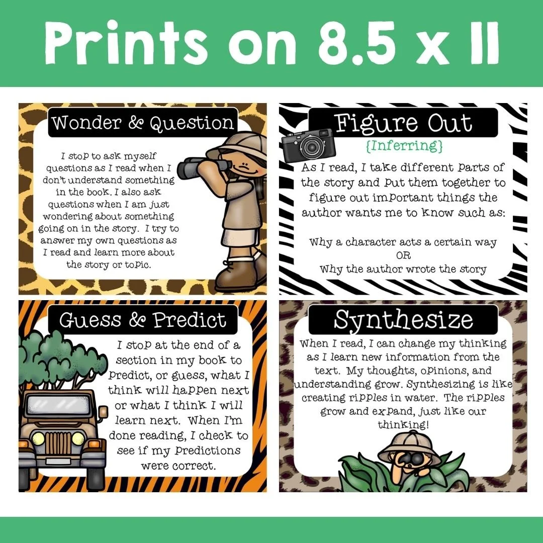 Jungle Safari Theme: Classroom Décor Bundle for Back to School — THE ...