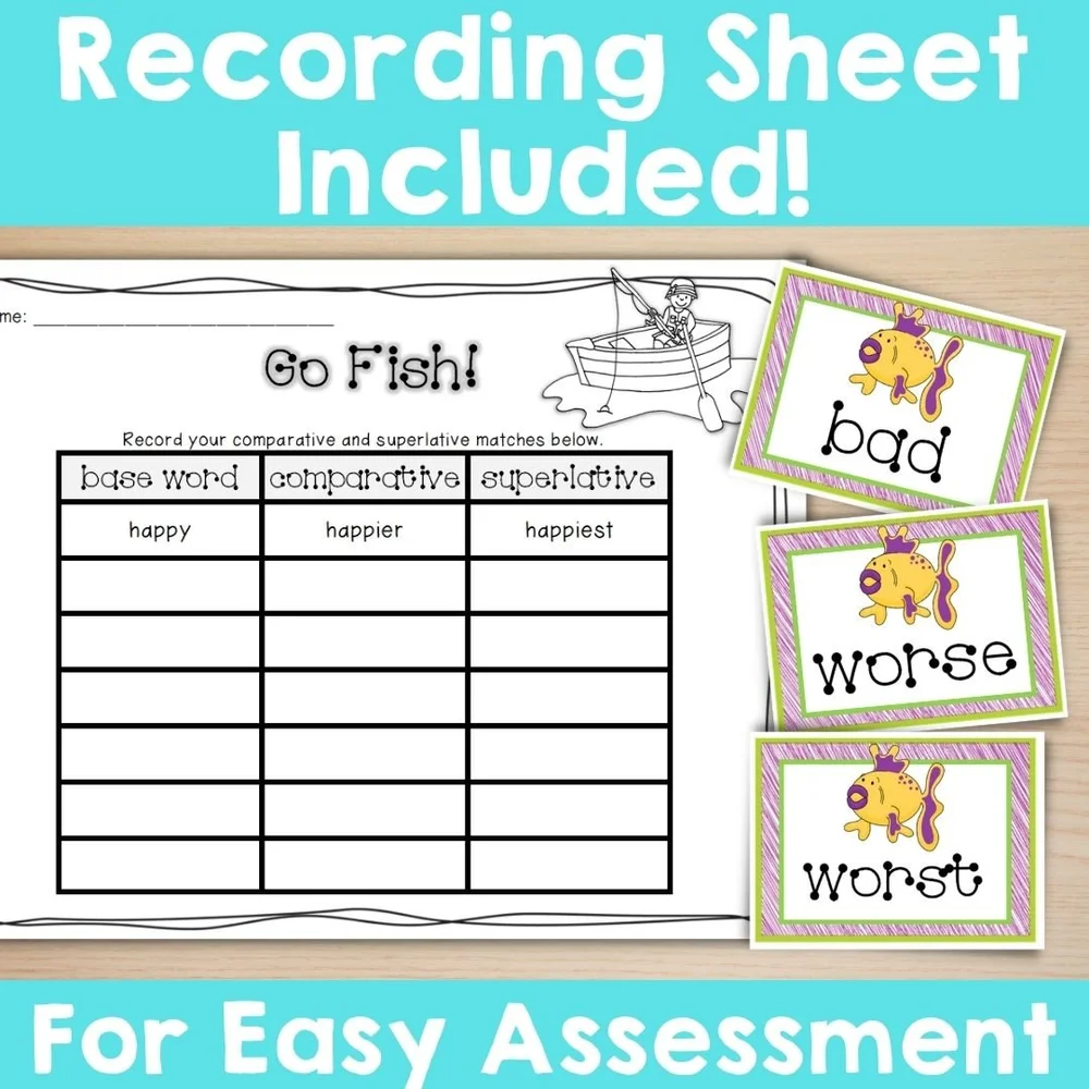 LITERACY CENTER GAMES: Singular & Plural Nouns Word Study — THE ...