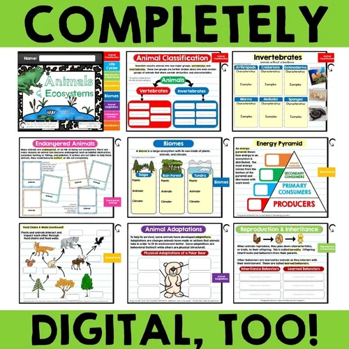 Plants Interactive Notebook - Classification, Life Cycle, Pollination ...