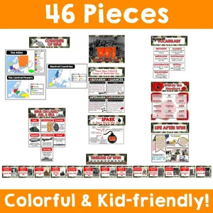 Colonial America Bulletin Board Set - Colonial Life, Colonial Jobs, 13 ...