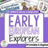 Social Studies File Folder Centers: European Explorers & Age of ...