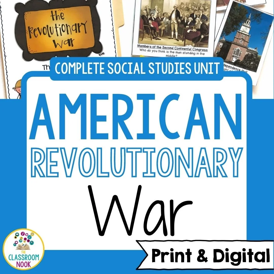 Social Studies File Folder Centers: Events & Battles of The American ...