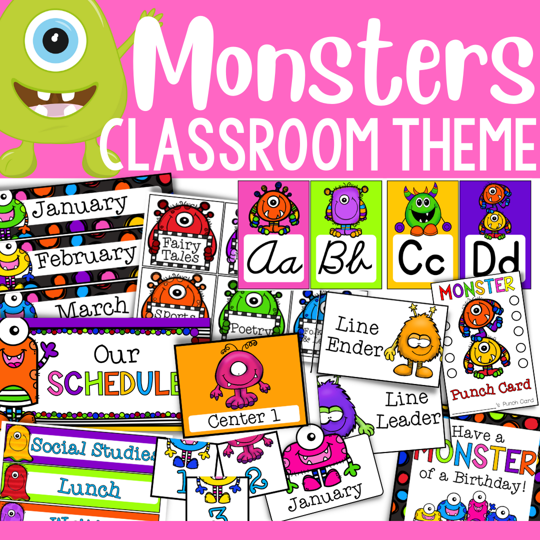 Monster Theme: 10 Reading Genre Posters (Bulletin Board Set) — THE ...