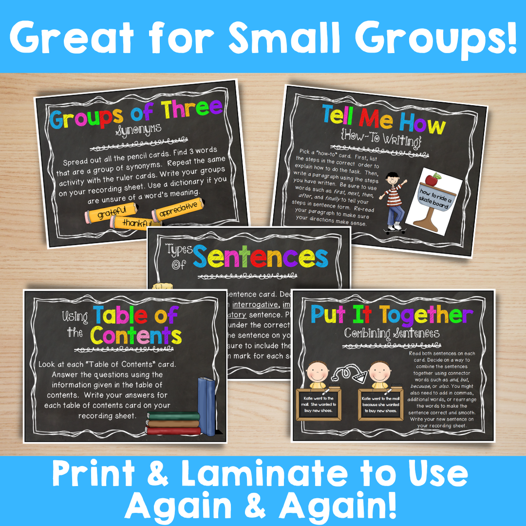 LITERACY CENTER GAMES: Synonym and Antonym Puzzles - Vocabulary ...