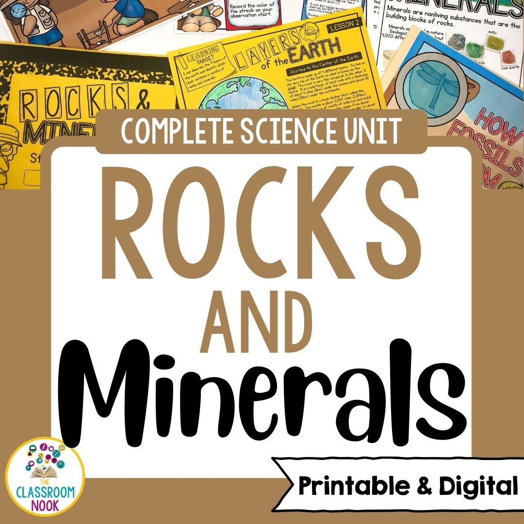 Rocks And Minerals Types Of Rocks Rock Cycle Mineral Properties
