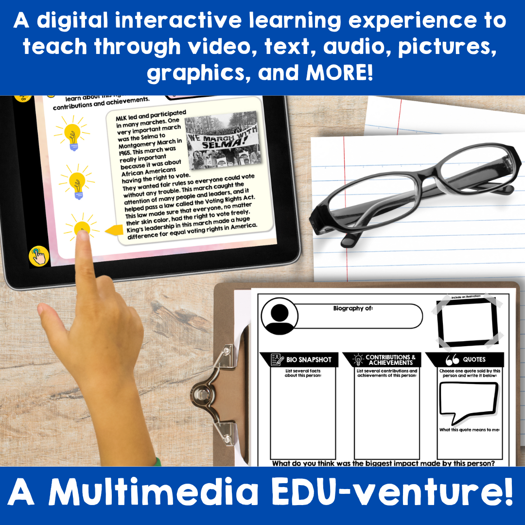 Amelia Earhart Biography LINKtivity® for Kids — THE CLASSROOM NOOK