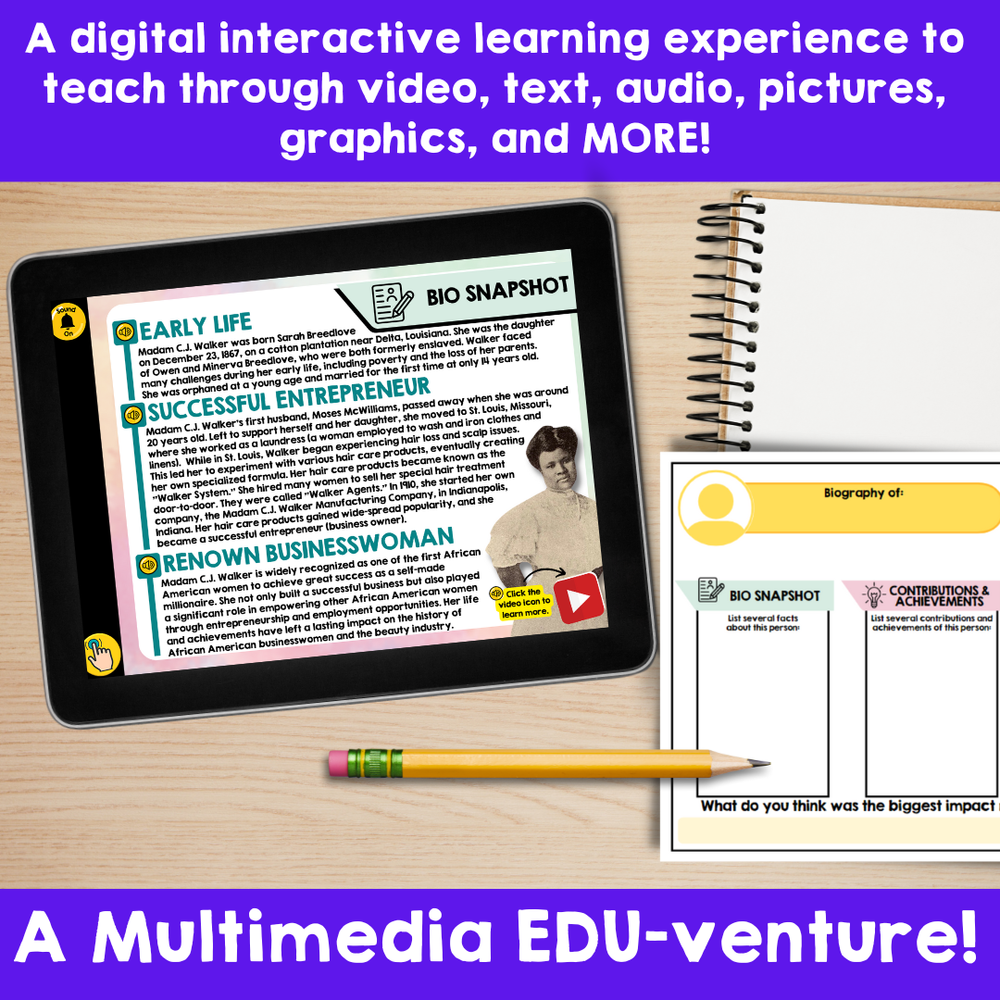 Amelia Earhart Biography LINKtivity® for Kids — THE CLASSROOM NOOK