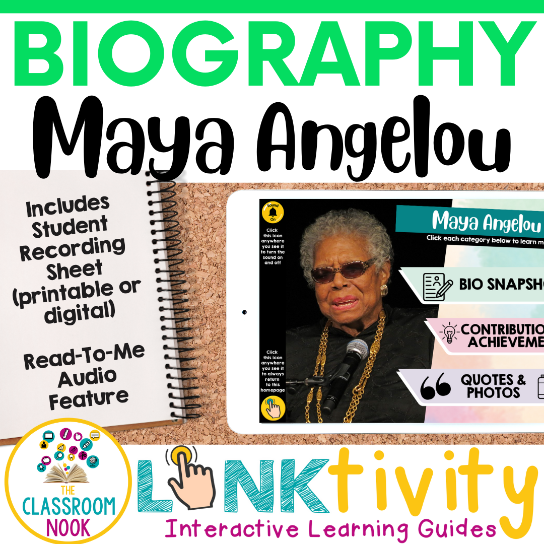 Frida Kahol Biography LINKtivity for Kids — THE CLASSROOM NOOK