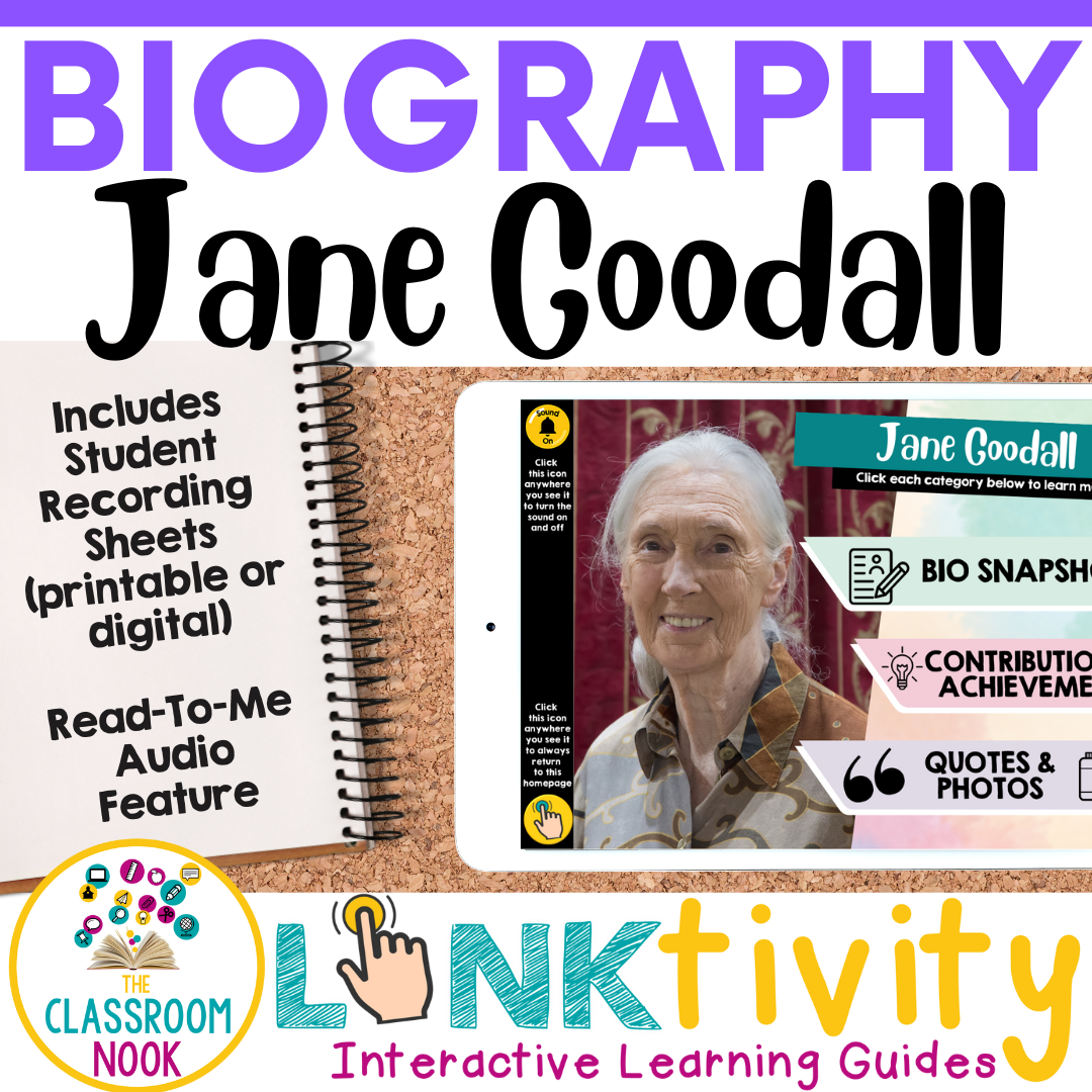 Michael Jordan Biography LINKtivity® for Kids — THE CLASSROOM NOOK