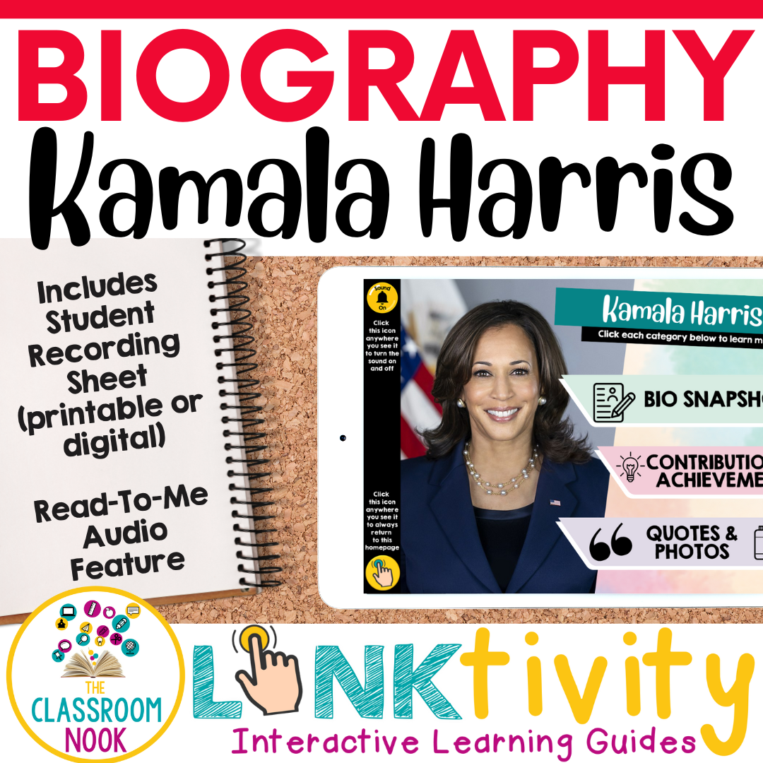 Maya Angelou Biography LINKtivity® for Kids — THE CLASSROOM NOOK