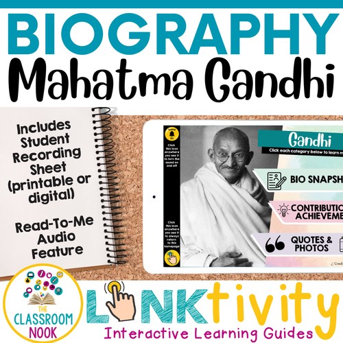Michelle Obama LINKtivity Biography for Kids — THE CLASSROOM NOOK