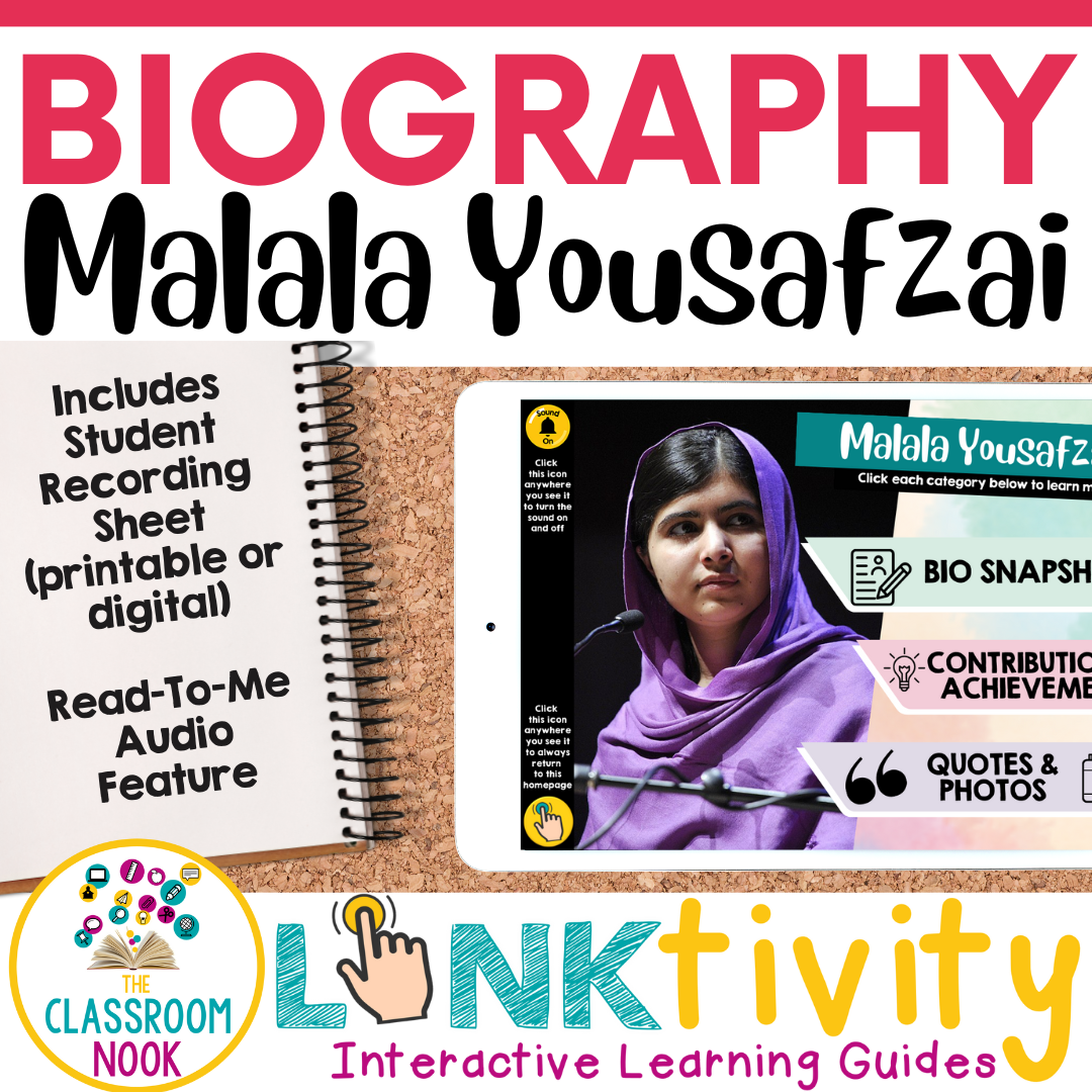 Frida Kahol Biography LINKtivity for Kids — THE CLASSROOM NOOK