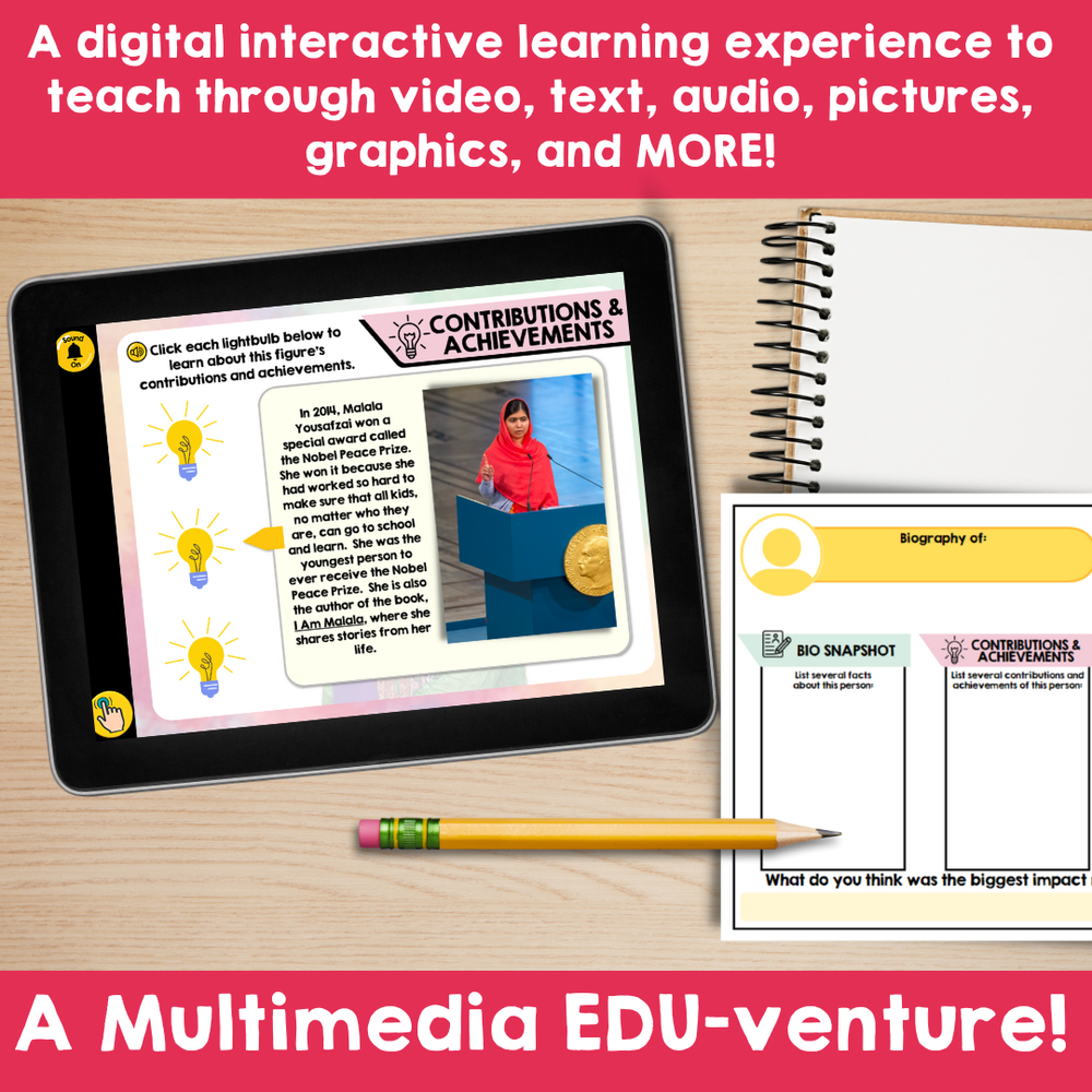 Eleanor Roosevelt Biography LINKtivity® for Kids — THE CLASSROOM NOOK